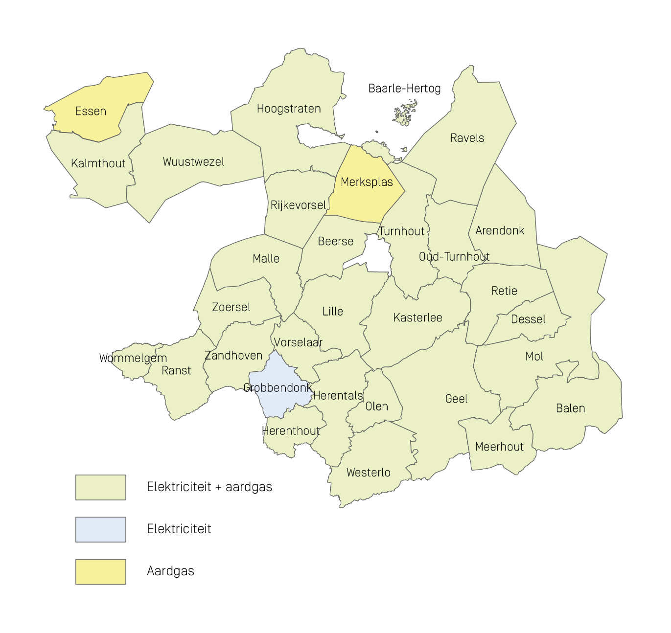 Distributiegebied Iveka 2022 | Fluvius